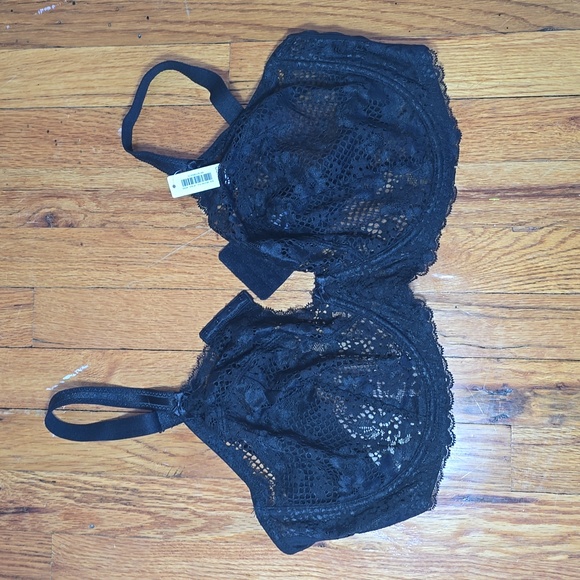 Adore Me | Intimates & Sleepwear | Adore Me Black Lace Underwire Bra ...